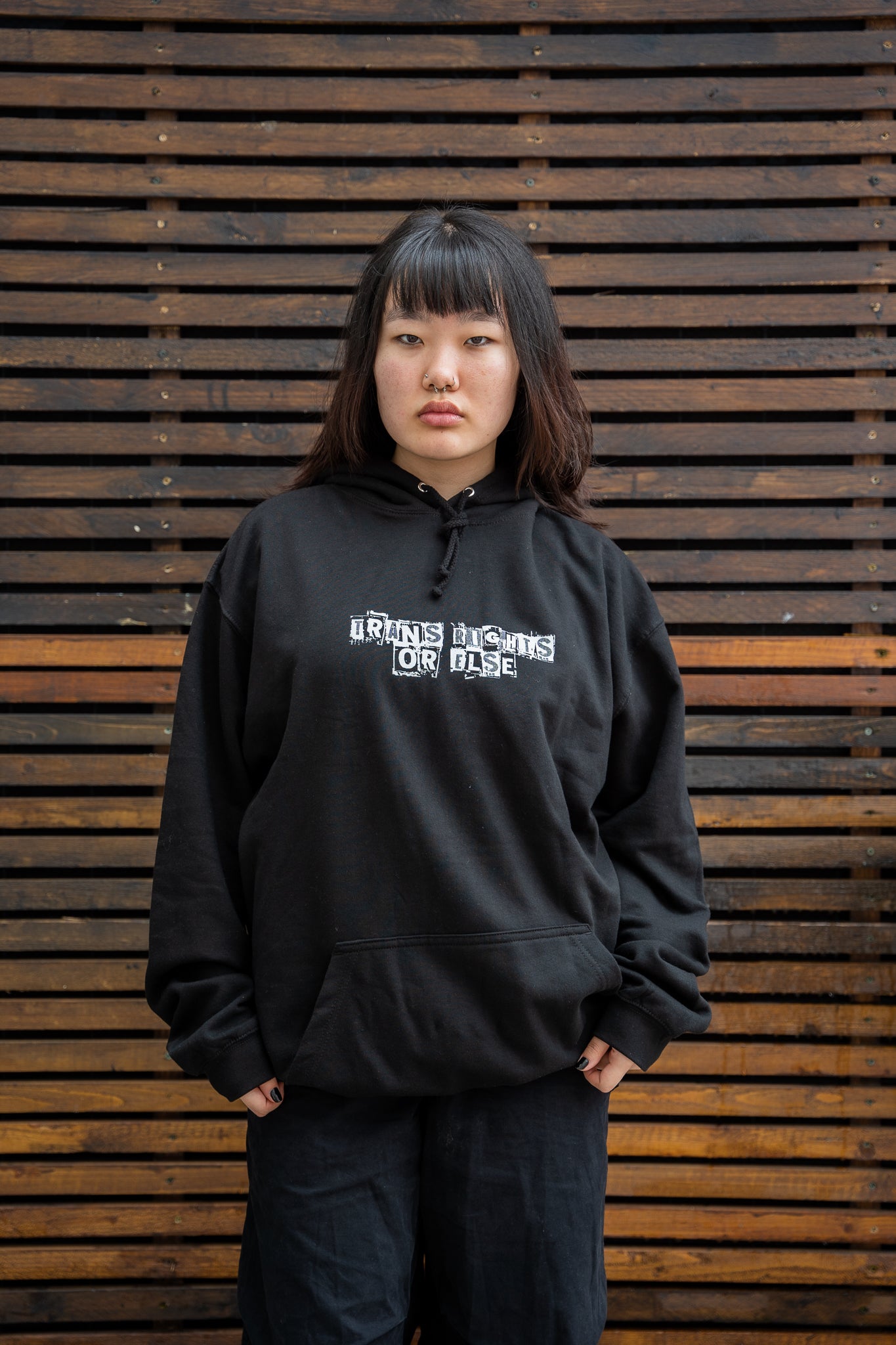 Trans Rights Or Else Hoodie – Spectrum Outfitters